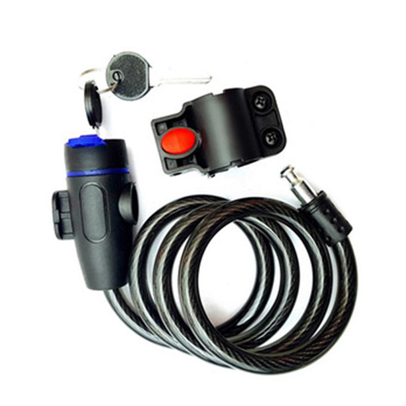 Buy Anti-Theft Bike Bicycle Lock Stainless Steel Cable Coil for Castle ...