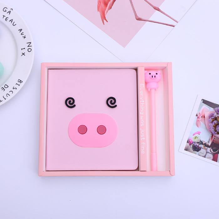 Buy Student Stationery Cartoon Piggy Series Notebook Set at affordable ...