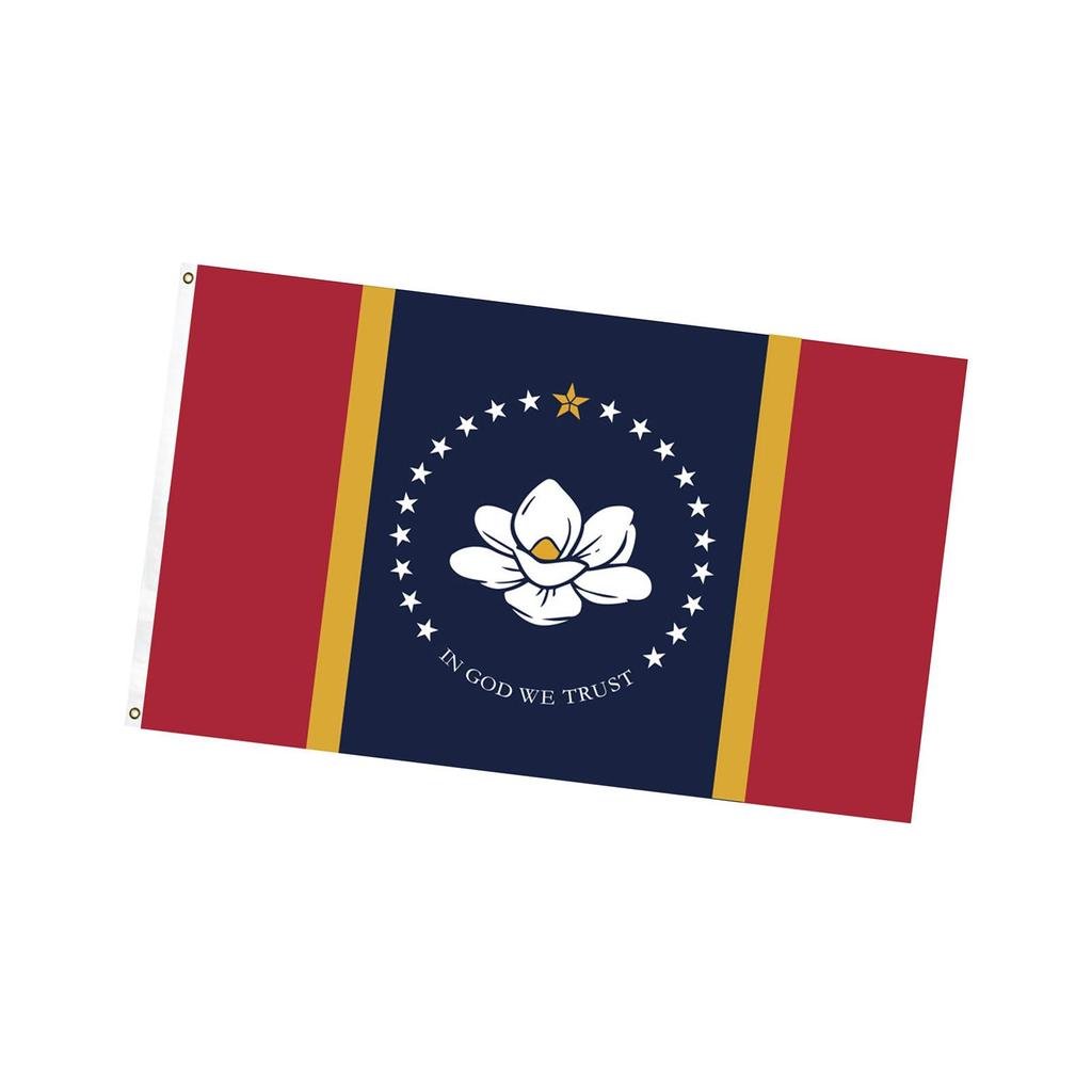 Buy New Mississippi State Flag Fade Resistant Durable Outdoor Flag at ...