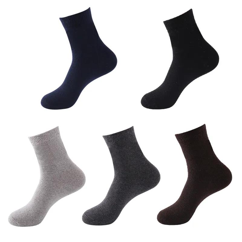 Cheap Men's Wool Socks Winter Color Matching Printing Tube Socks Thick ...