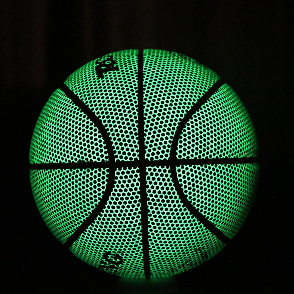 Buy Size 7 Glowing Reflective Basketball Light Up Basketball Glow In ...