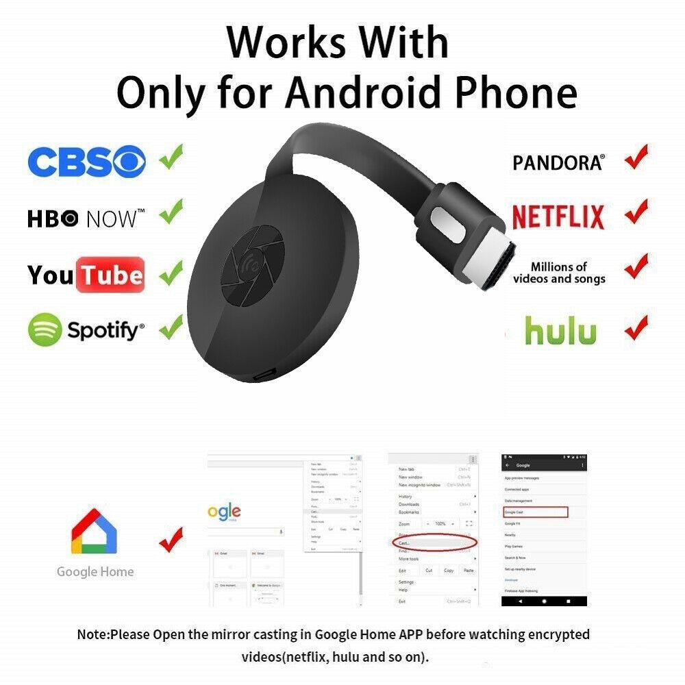 Buy 3rd Generation 1080P WiFi Display TV Dongle Wireless Receiver HDMI ...