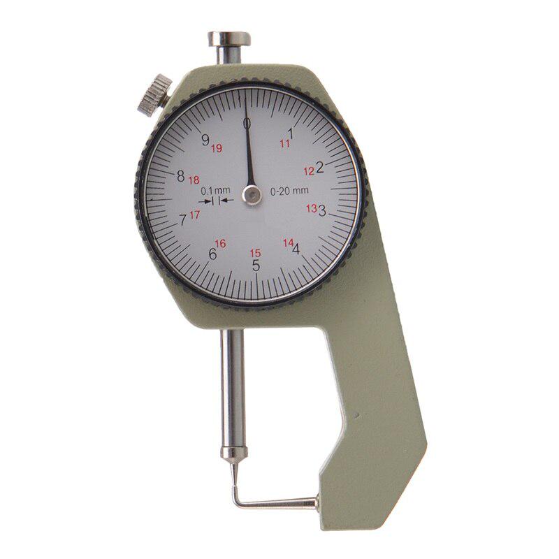 Buy Dial Thickness Gauge Micrometer 0 20mm 0.1mm Metal Micron Te at ...