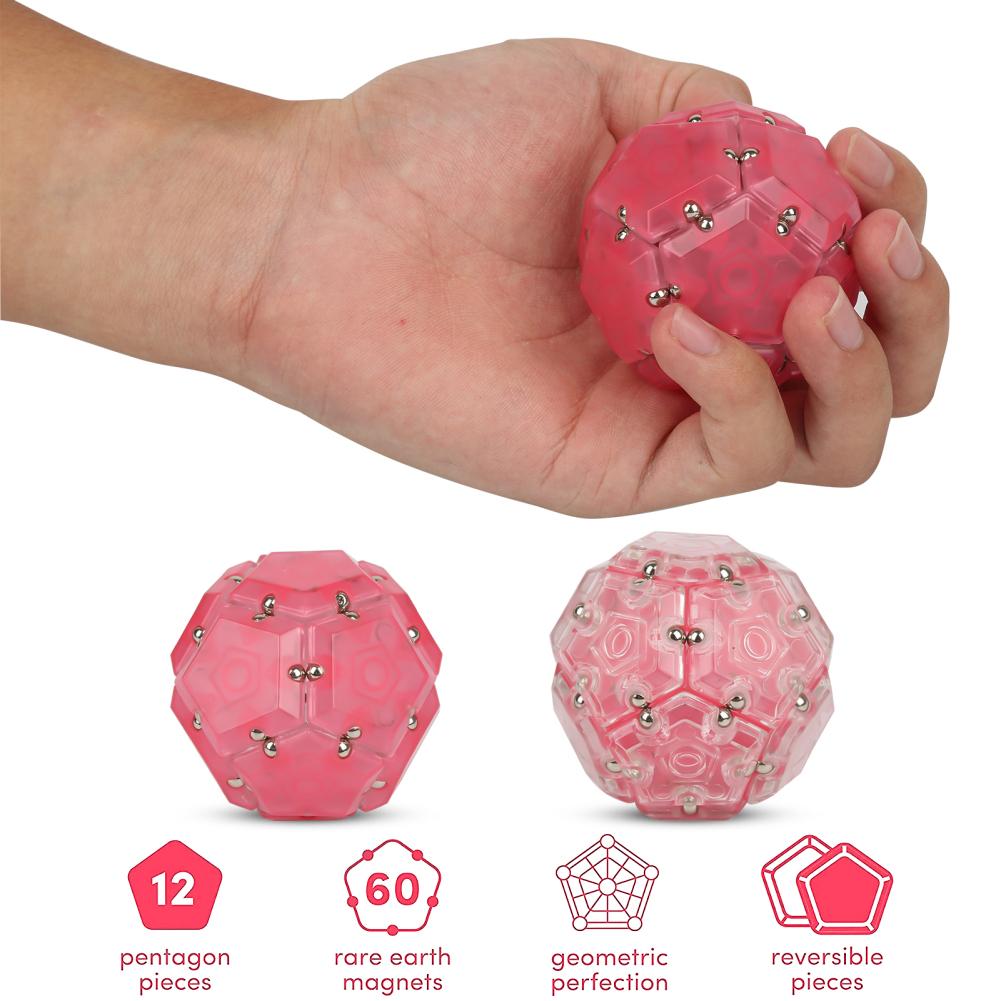 Buy Magnetic Fidget Sphere Magnets Pentagons Soccer Puzzle Fidget Balls ...