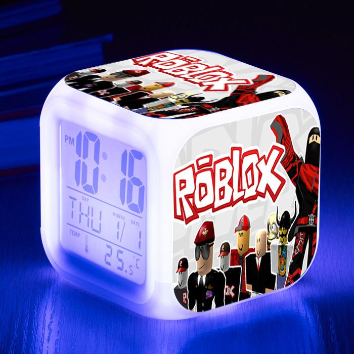 Serin Roblox LED Çalar Saat Erkekler Kız Saat Çocuklar Çocuklar Işıklı ...