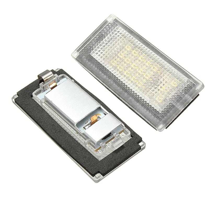 2 PCS Car LED Number License Plate Lights 6000K Plate Light Bulb For ...