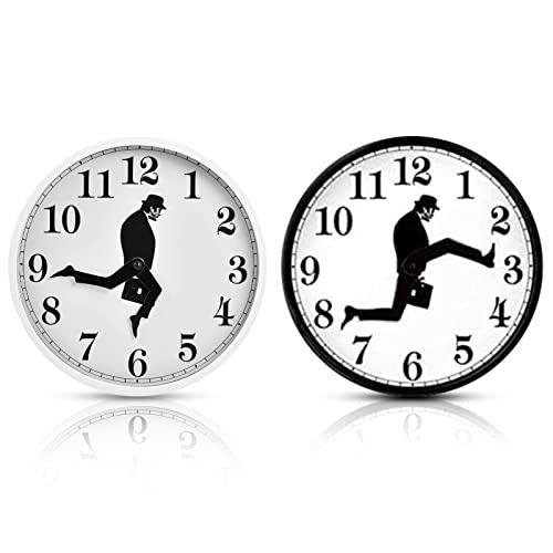 Buy Wall Clock British Comedy Inspired Hanging Walking Silent Silent ...