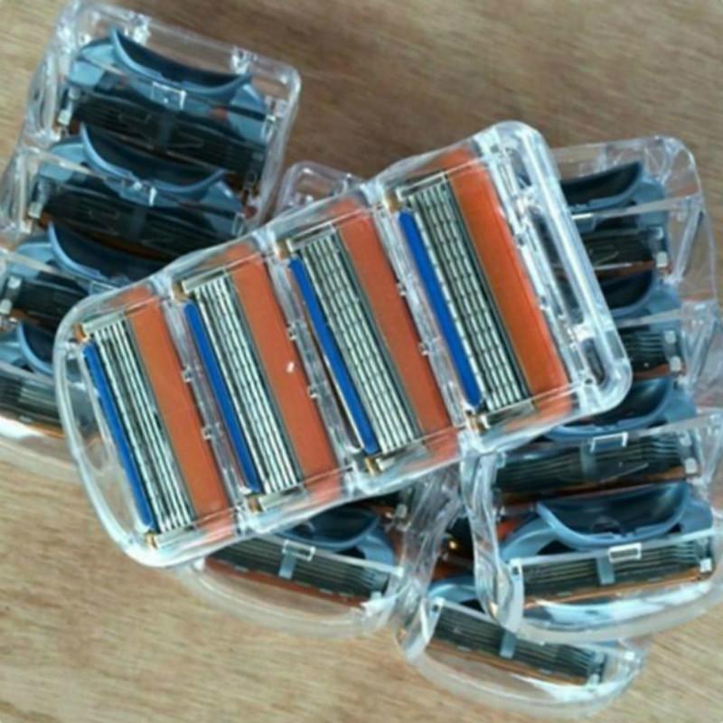 Buy New 4 Pcs/lot 5 Layer Blades Men's Face Shaving Razor Shaver Blades ...