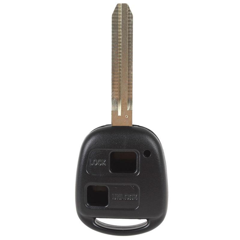 2 Buttons Remote Car Key Shell Case Fob for Toyota Prado Corolla Yaris ...
