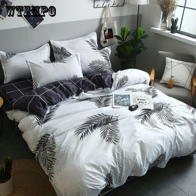 Buy Home Textile 3/4pc Bedding Sets Simple Comfortable Bedclothes Star ...