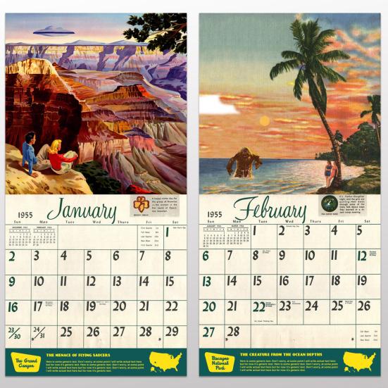 Buy Useful Ornamental Monthly Page Wall Calendar 2022 National Parks ...