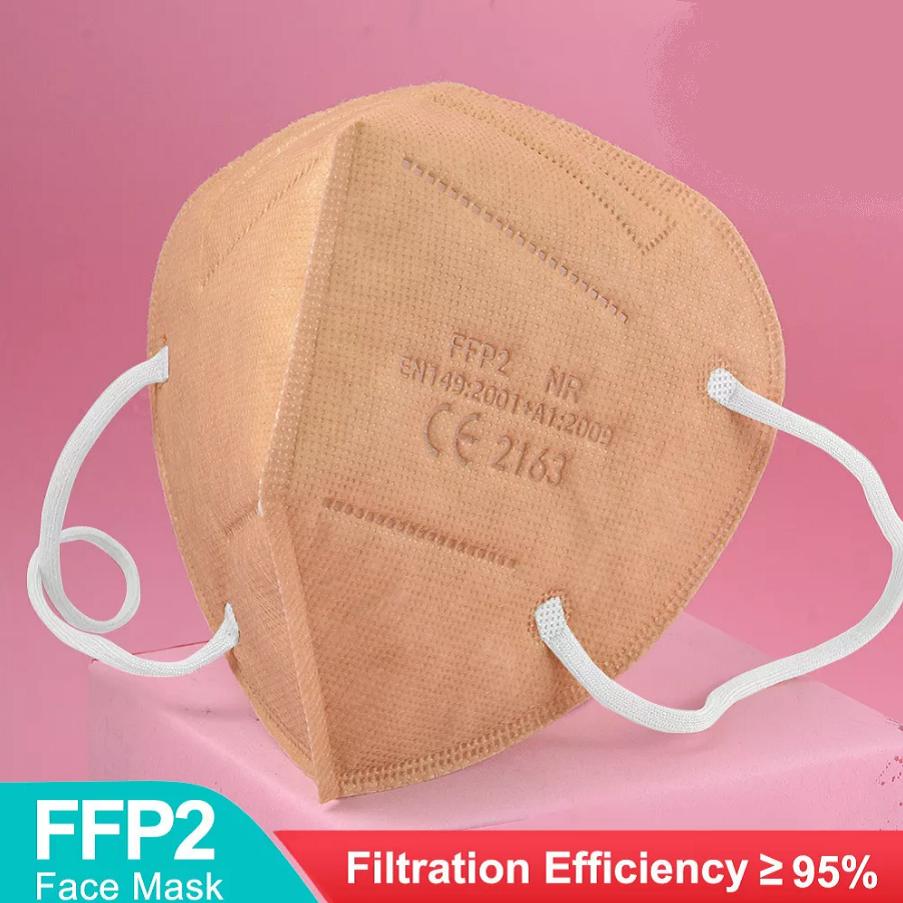 Buy 5 Layer CE KN95 FPP2 Approved hygienic Protective Mouth Face ...