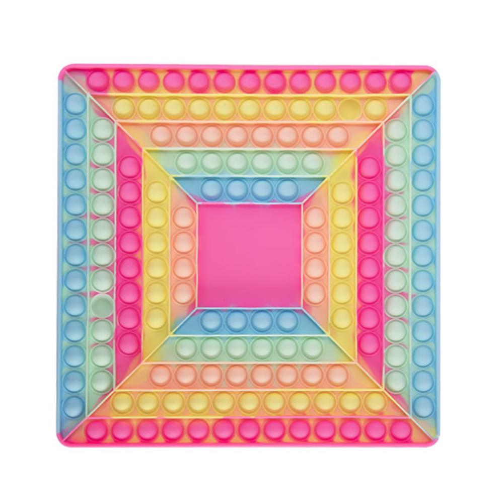 Buy Push Bubble Fidget Toys Square Chessboard Relieve Stress Toy (Dark ...