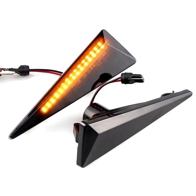 Buy 2PCS LED Flashing Turn Signal Side Marker Lamp Car Light For ...