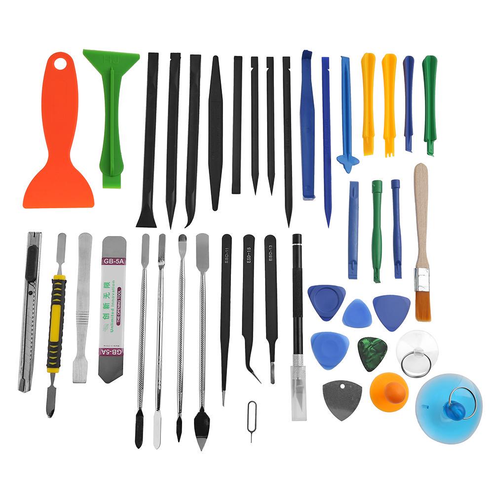 43 in 1 Screwdriver Opening Disassembly Pry Pliers Repair Tool Kit Set ...