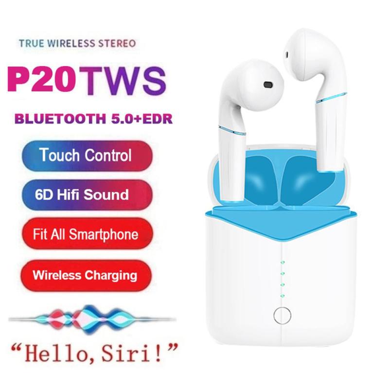 Buy Pop-up Wireless Earphones P20 TWS Stereo Wireless Earbuds Earphone ...