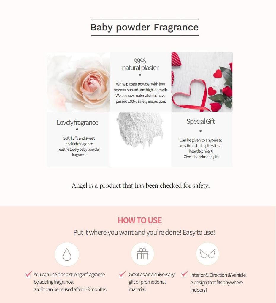 Buy BLING STELLA Angel Air Freshener with Baby Powder Fragrance at ...