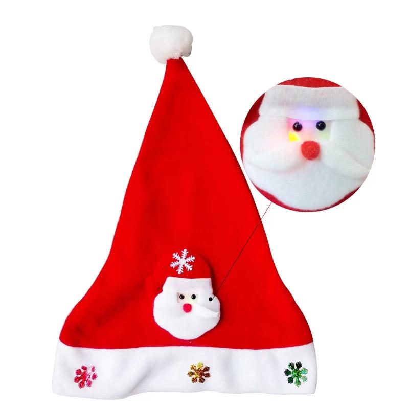 Buy Merry Christmas Hat New Year Navidad Cap Snowman ElK Santa Claus ...