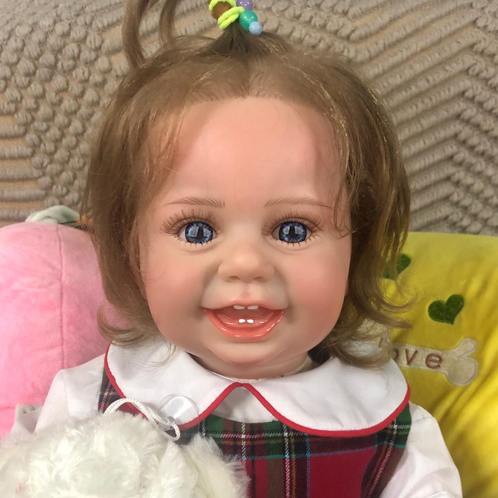 Buy 27 Inch 3D-Painted Skin Reborn Baby Doll With High Quality Rooted ...