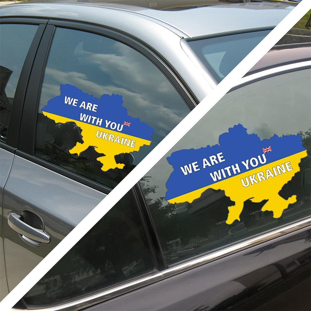 Buy We Are With You Ukraine Removable Decal Sticker Sticker Ukrainian ...