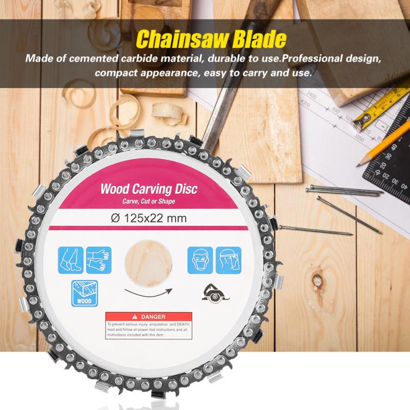 Buy 5in 14 Tooth Woodworking Chainsaw Cutting Blade for Circular Saws ...