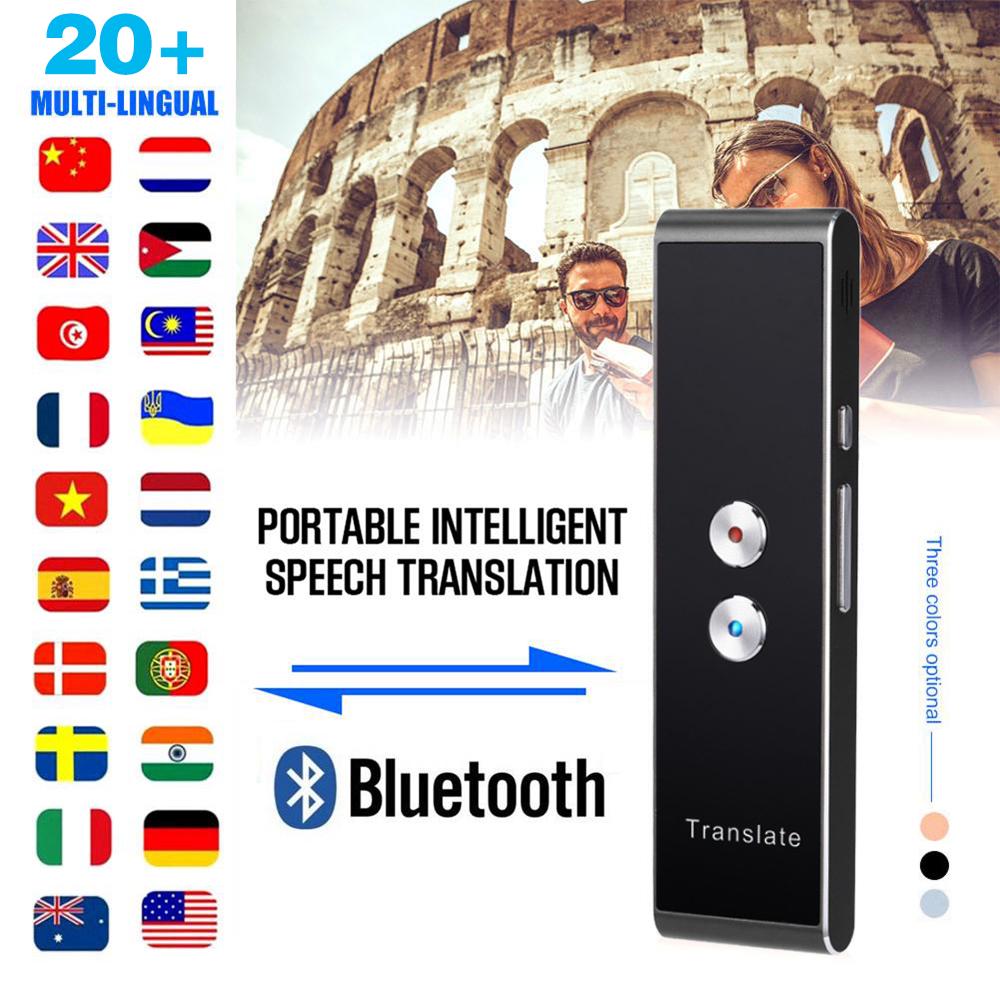 T8 Smart Language Translator Bluetooth Real Time Multi-Language Voice ...