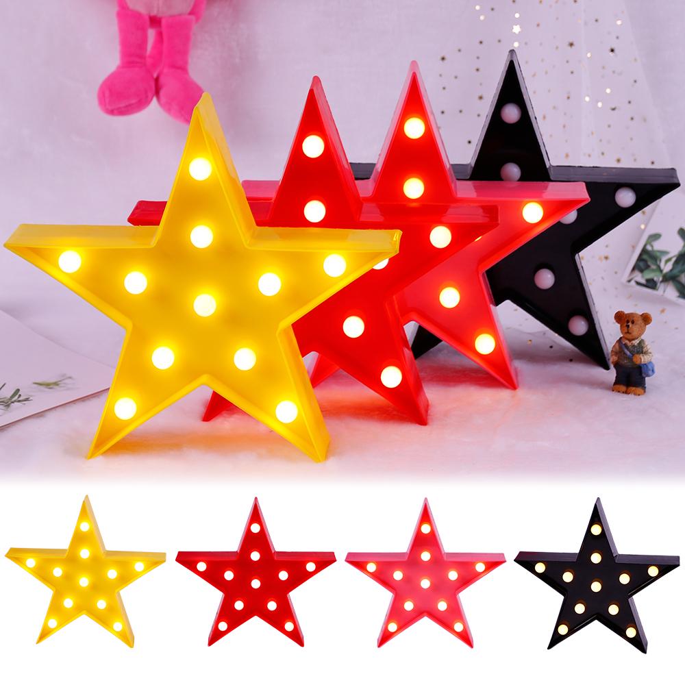 Cheap 3D Fashion Star LED Night Light LED Table Lamp Wall Lamp Kids ...