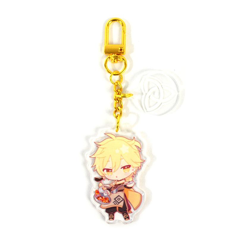 Buy Genshin Impact Acrylic Keychain Gorou Kaedehara Kazuha Raiden ...