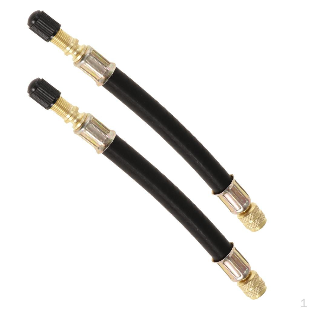 Buy 2 Pieces Trucks RV Dual Tire Wheel Valve Extension Adaptor with ...