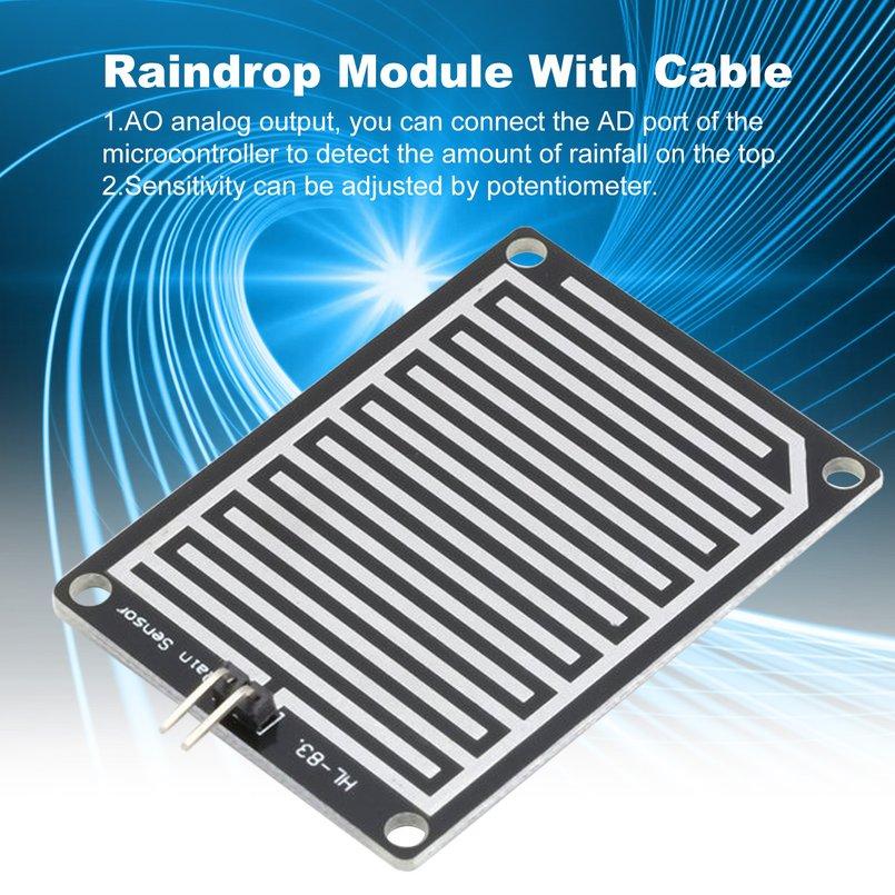 Buy Dessert Life Rain Sensor Raindrops Water Detection Weather Humidity ...