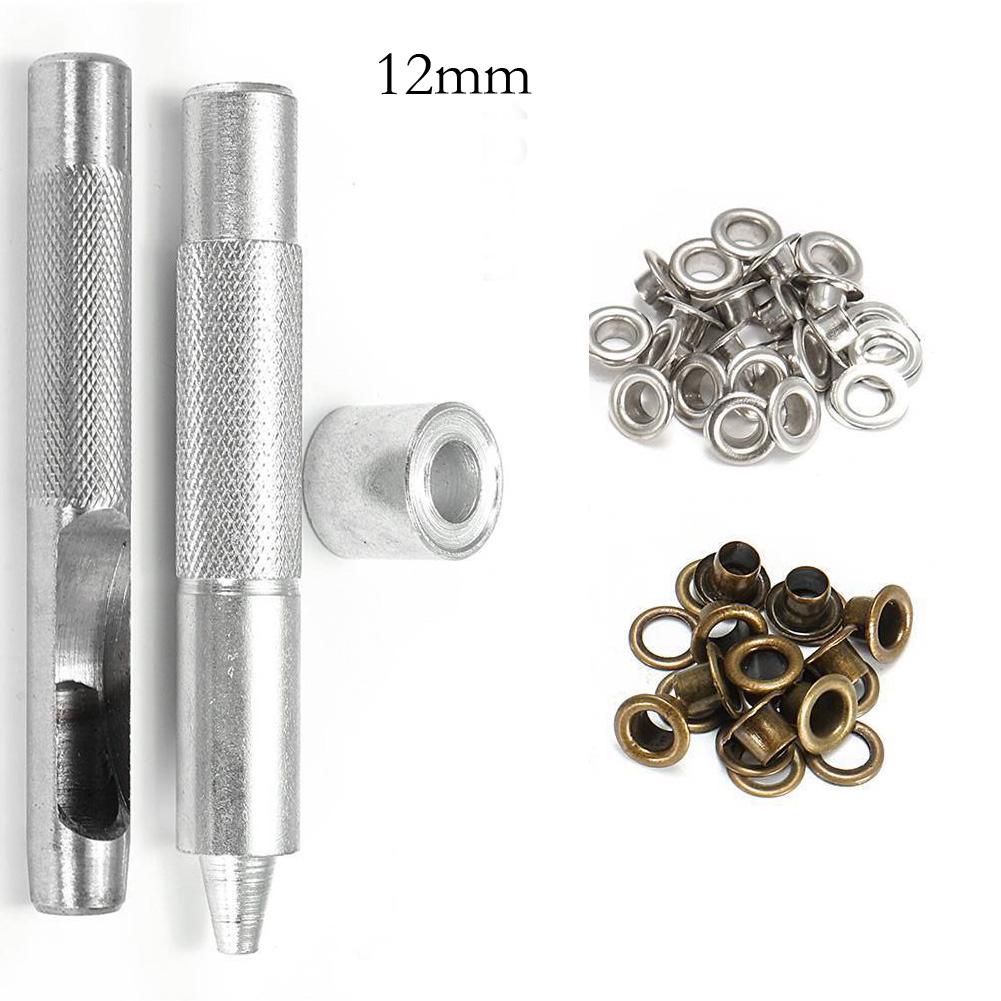 Compre Eyelet Punch Die Tool Set +20 Sets Eyelet Leather Craft Clothing ...