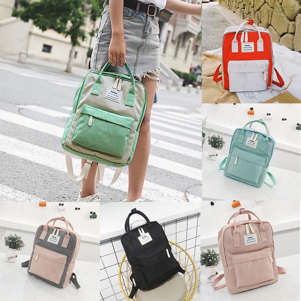 Buy Fashion Women Girl Students Canvas Shoulder School Bag Travel Tote ...