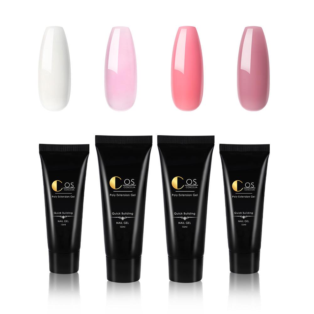 Buy 15ml UV Nail Gel Manicure Set UV Builder Extension Gel Nail Art ...