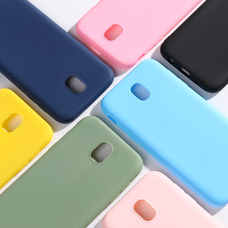 Buy Candy Color Soft Silicone Back Cover For Samsung J5 2017 EU J530F ...