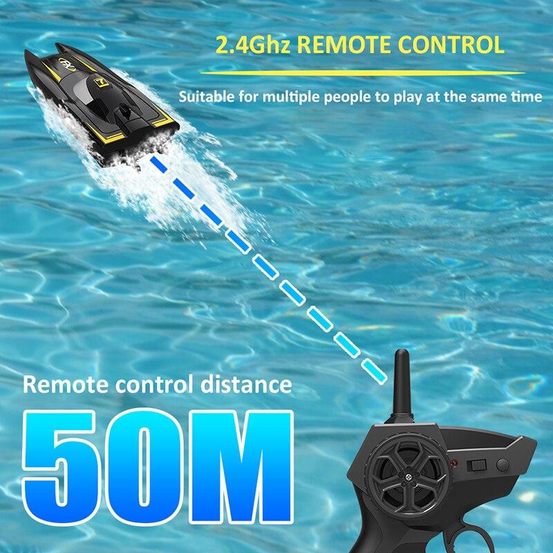 Buy RC Boat Remote Control 2.4G Dual Motor Speed Boat Electric Remote ...