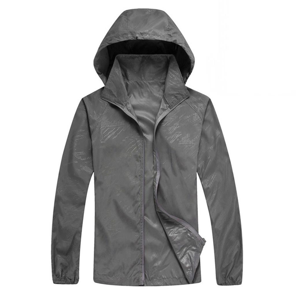 Buy Ultra-Light Rainproof Windbreaker Top Men's Women Casual Jackets ...