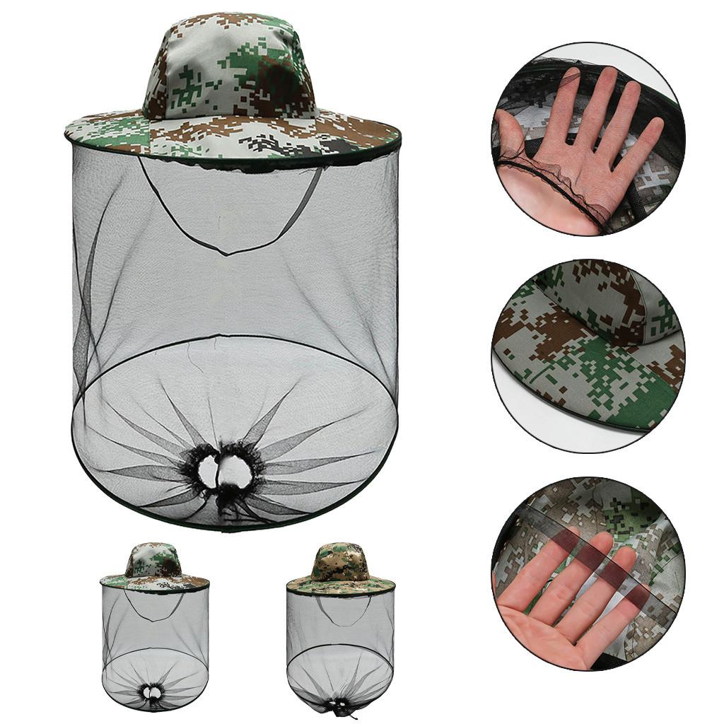 Buy [FH] Outdoor Mosquito Resistance Hat Bug Bee Insect Net Mesh Head ...