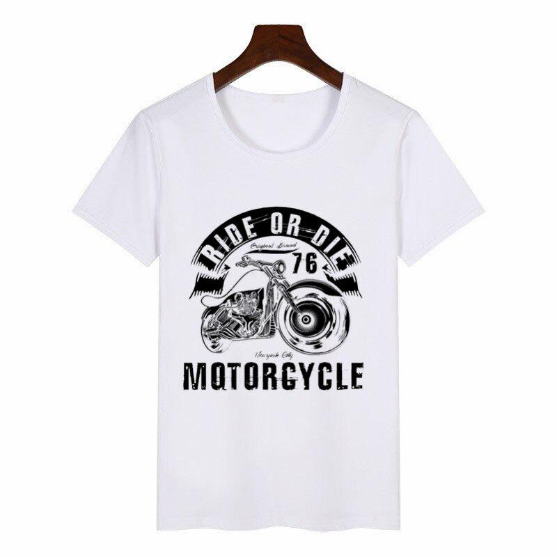 Buy Cool Summer Engine Motorcycle Graphic T-shirt Harajuku at ...