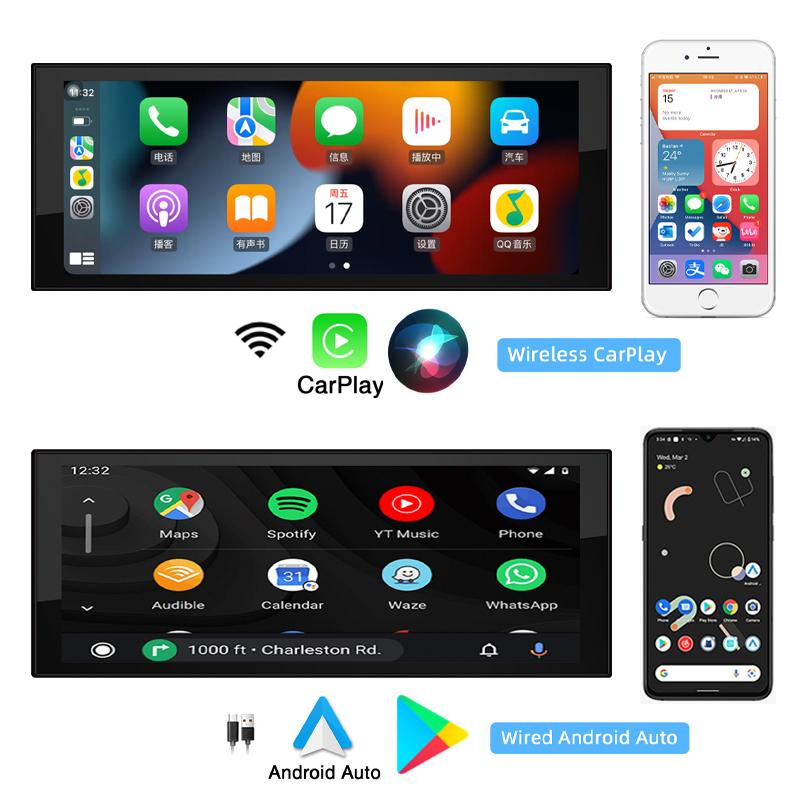 Cheap Universal Car Radio Android 1 Din Wireless CarPlay Wifi Android ...
