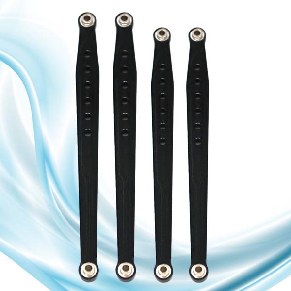 Buy 4Pc Rear and Front Rod Aluminium Alloy Solid Black Metal Utility ...