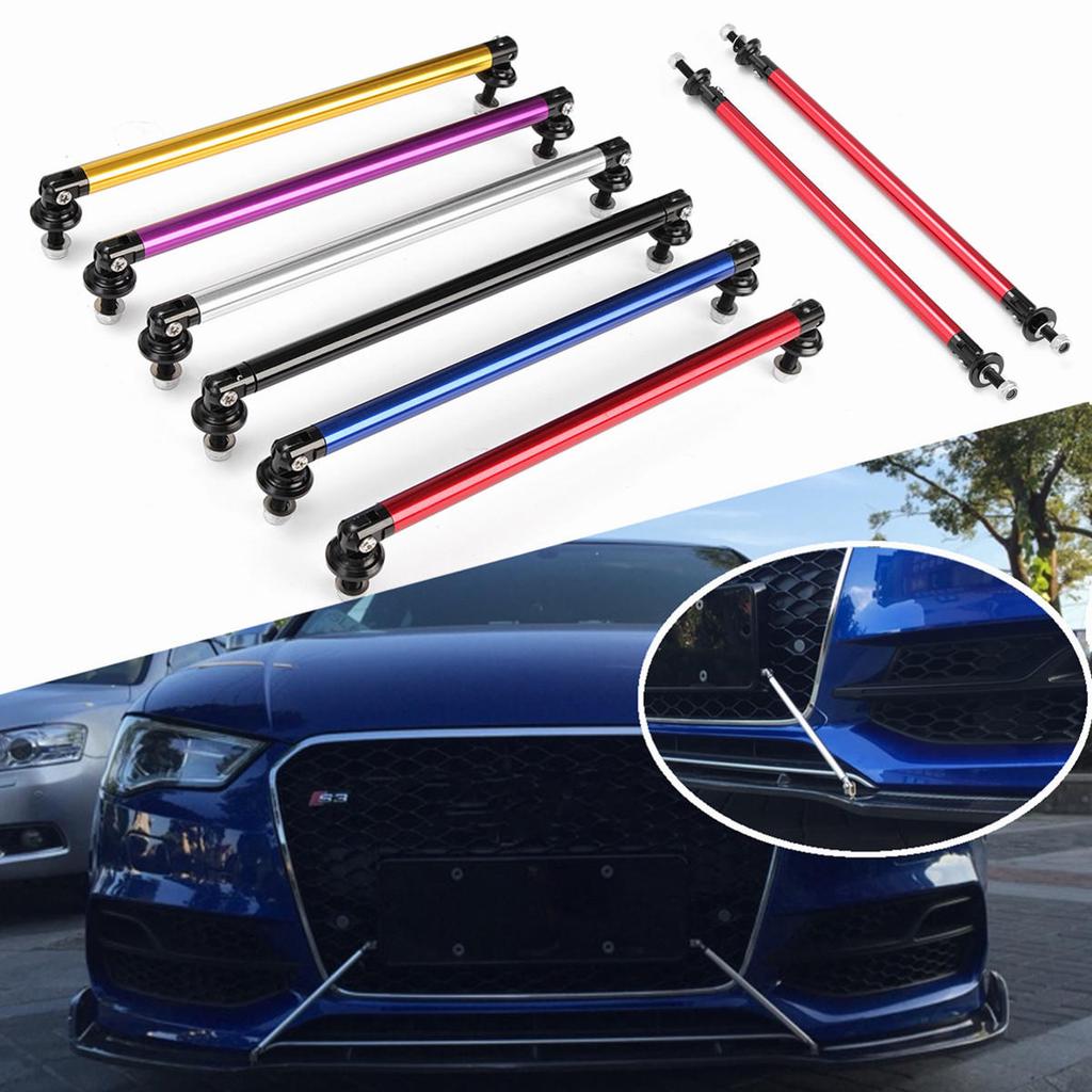 2x Edelstahl Universal 200mm Einstellbares Auto vorne hinten Stoßstange ...