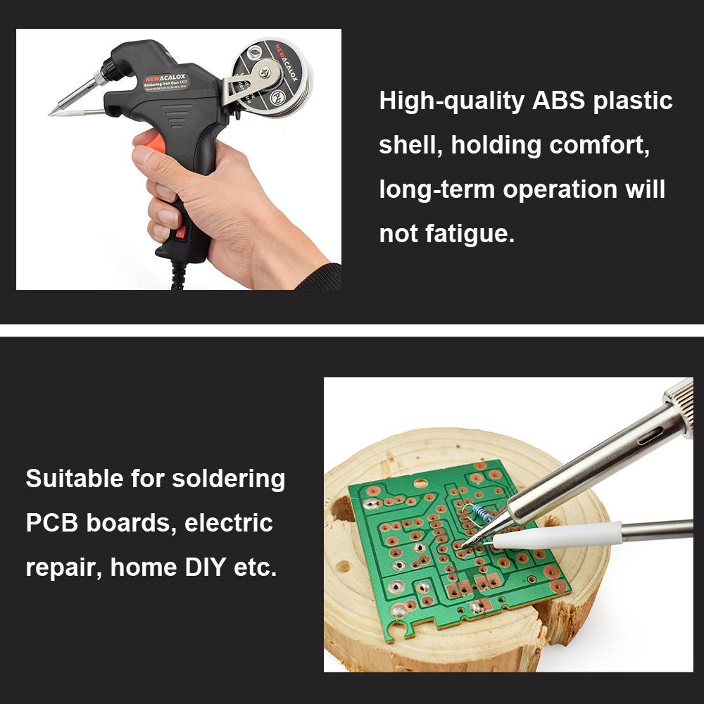 Buy 50W EU/US plug Internal Heating Handheld Welding Gun Soldering Iron ...