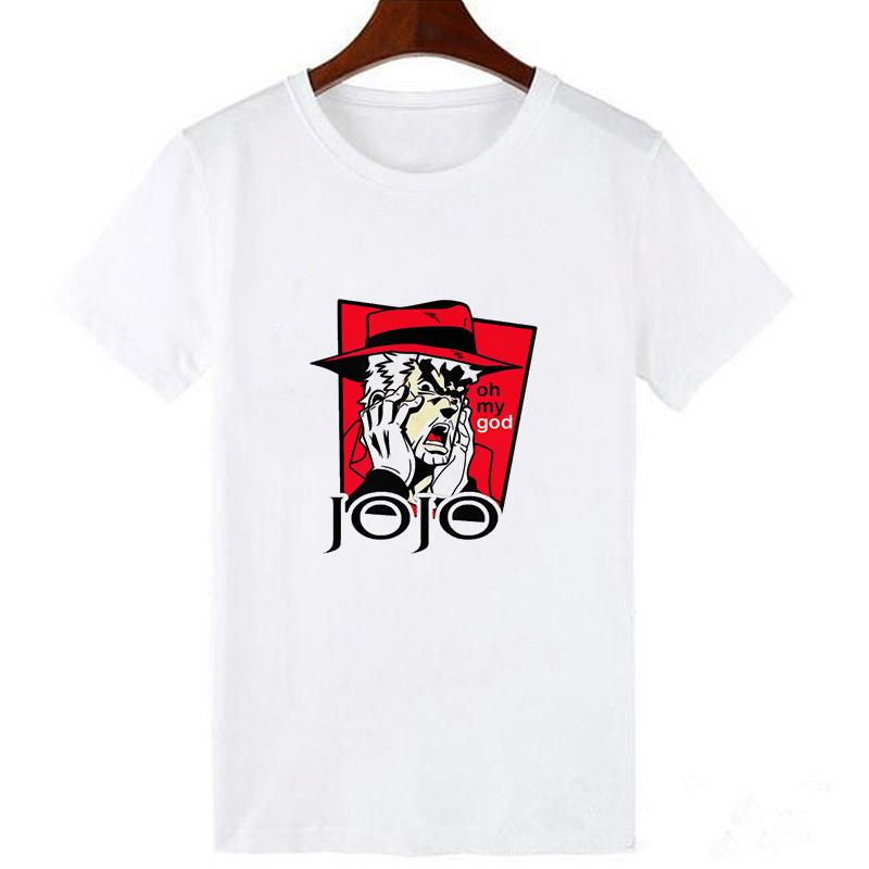 2022 New Womens T-Shirt Jojo Bizarre Graphic Print Adventure Cool ...