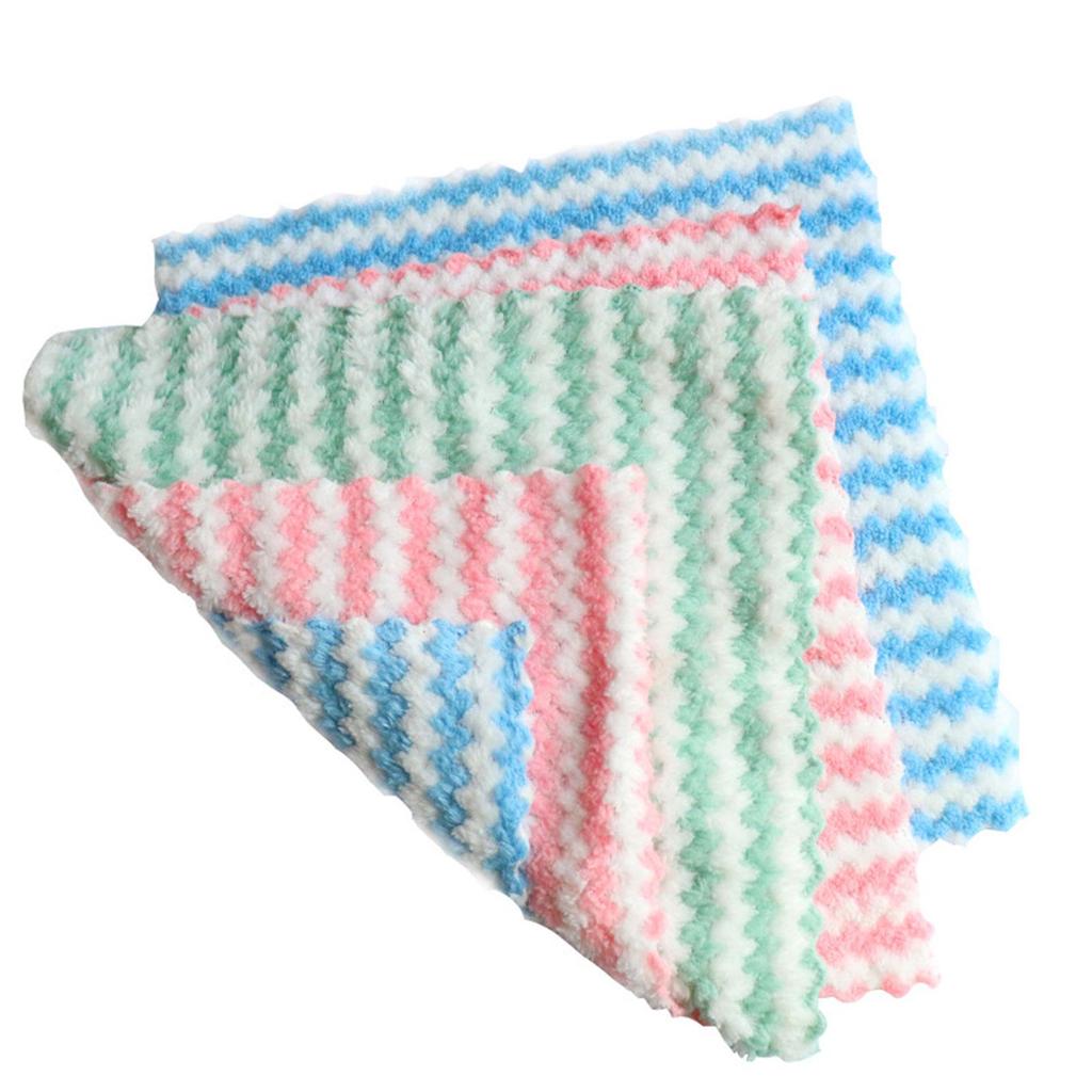 Cheap Kitchen Anti-Grease Wiping Rags Microfiber Wipe Cleaning Washing ...