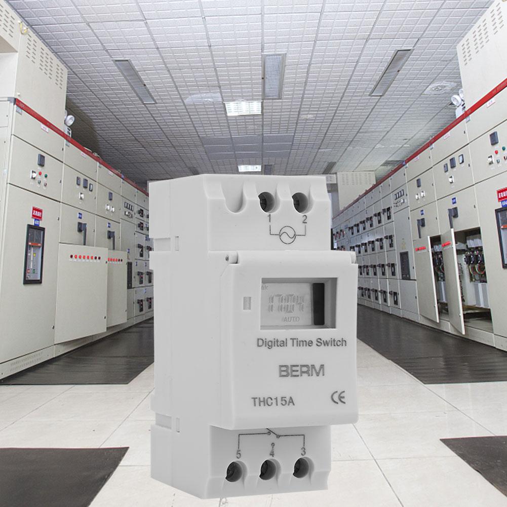 Buy Mini AC 220-240V 50-60Hz Digital Timer Switch Time Control Timing ...