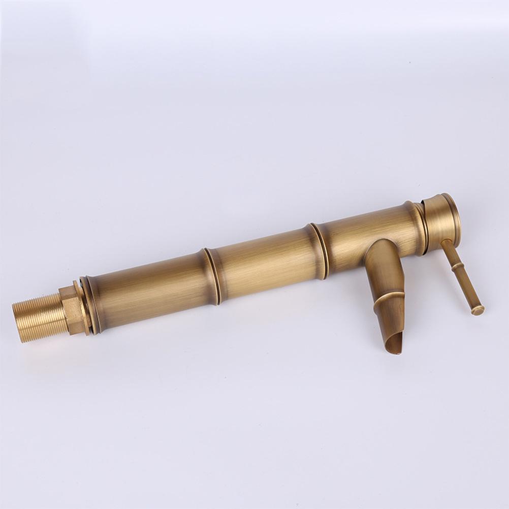 1PC Vintage European Style Retro Bamboo Basin Faucet Bamboo Water Tap ...