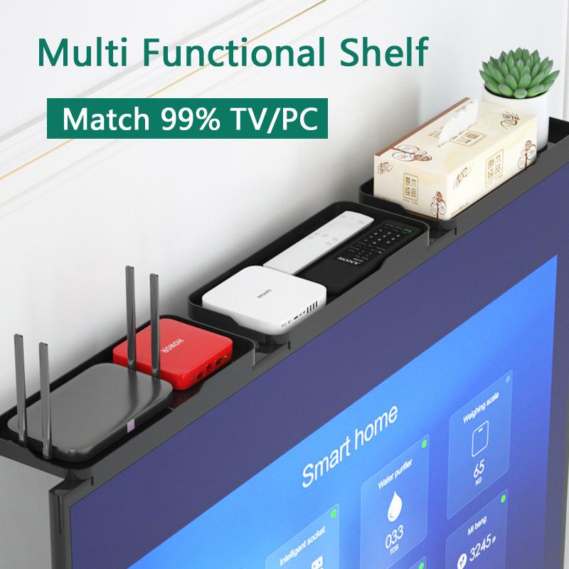 Buy Rack TV Monitor Organizer Screen Top Storage Shelf Holder Practical ...