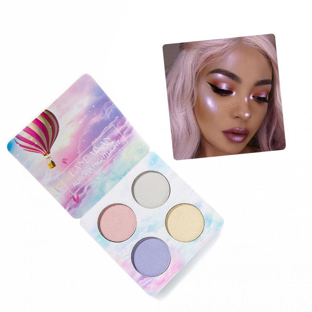 HANDAIYAN Highlighter Palette Face Contour Powder Makeup Eyeshadow ...