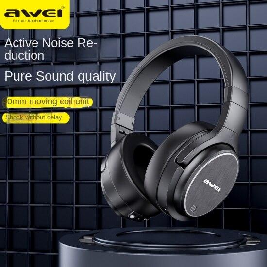 Buy Awei Active Noise Reduction ANC Headset Bluetooth Headset Long ...