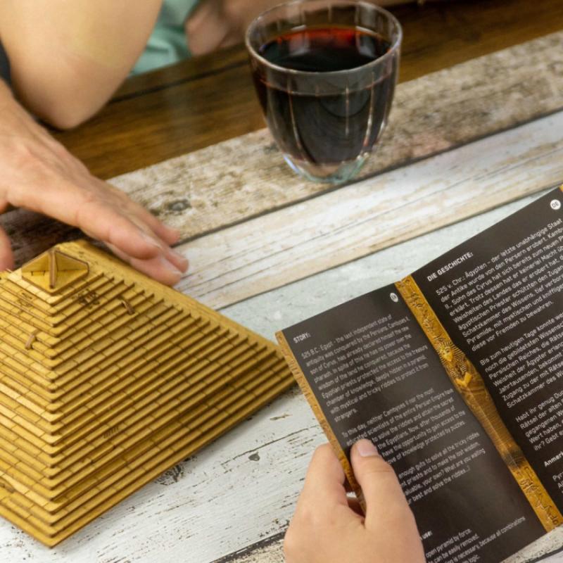 Cheap Puzzlebox Pyramid Art Puzzle Box for Adults Unique Wooden ...